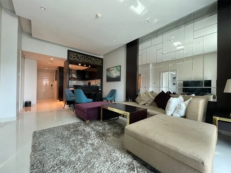 Furnished 1-Bedroom Apartment for Rent in Upper Crest, Downtown Dubai